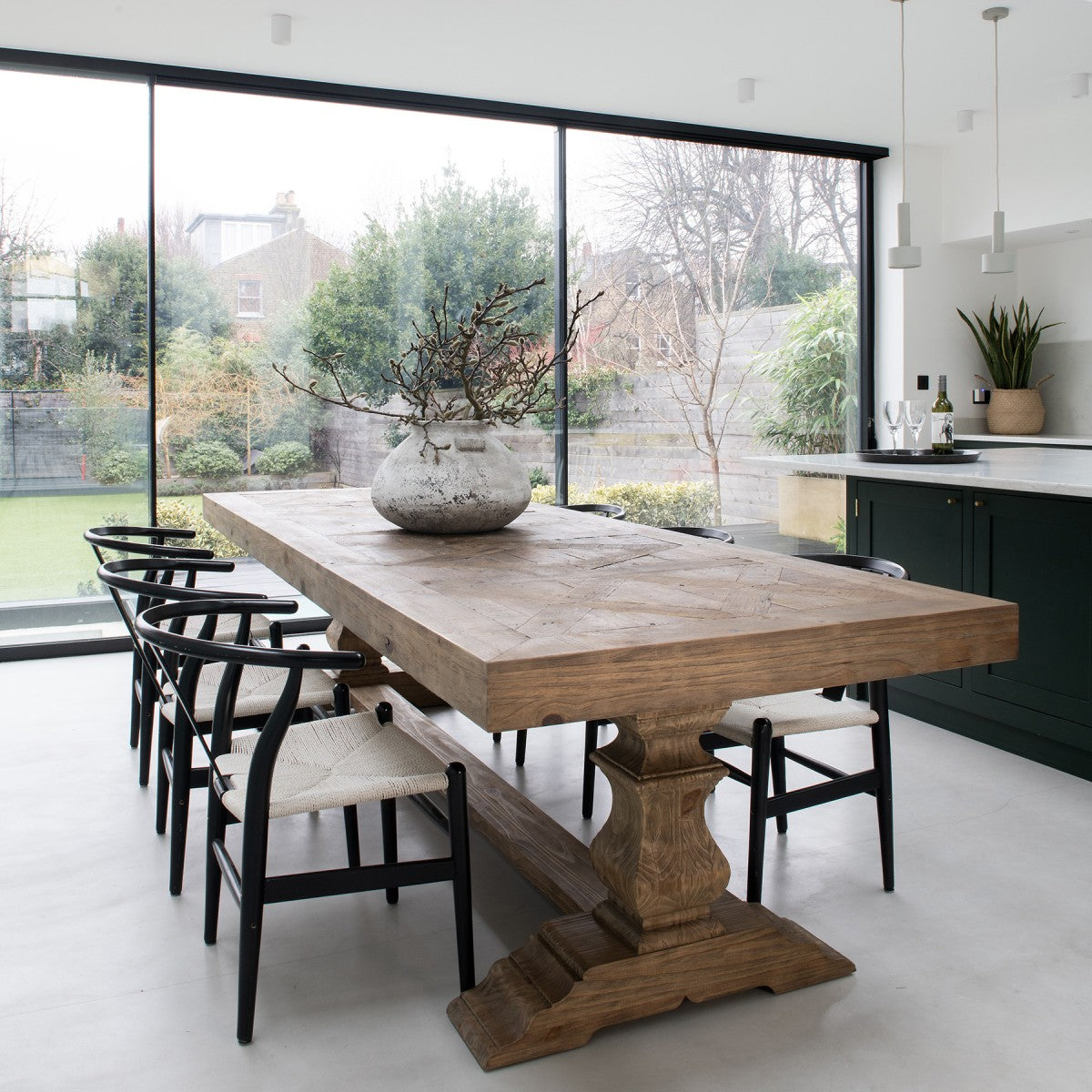 Modern rustic dining table store