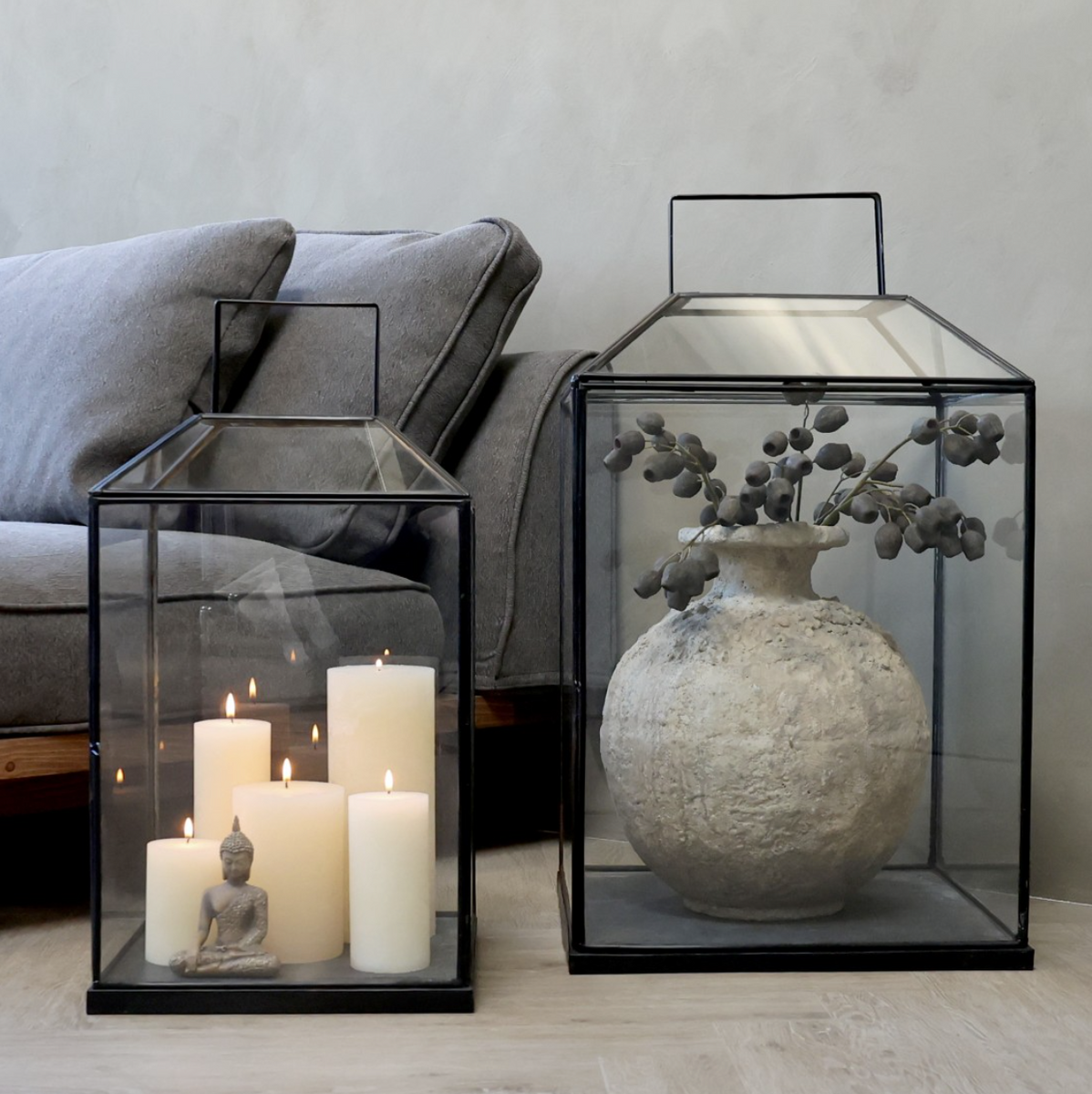 Alcott Antique Black Lantern