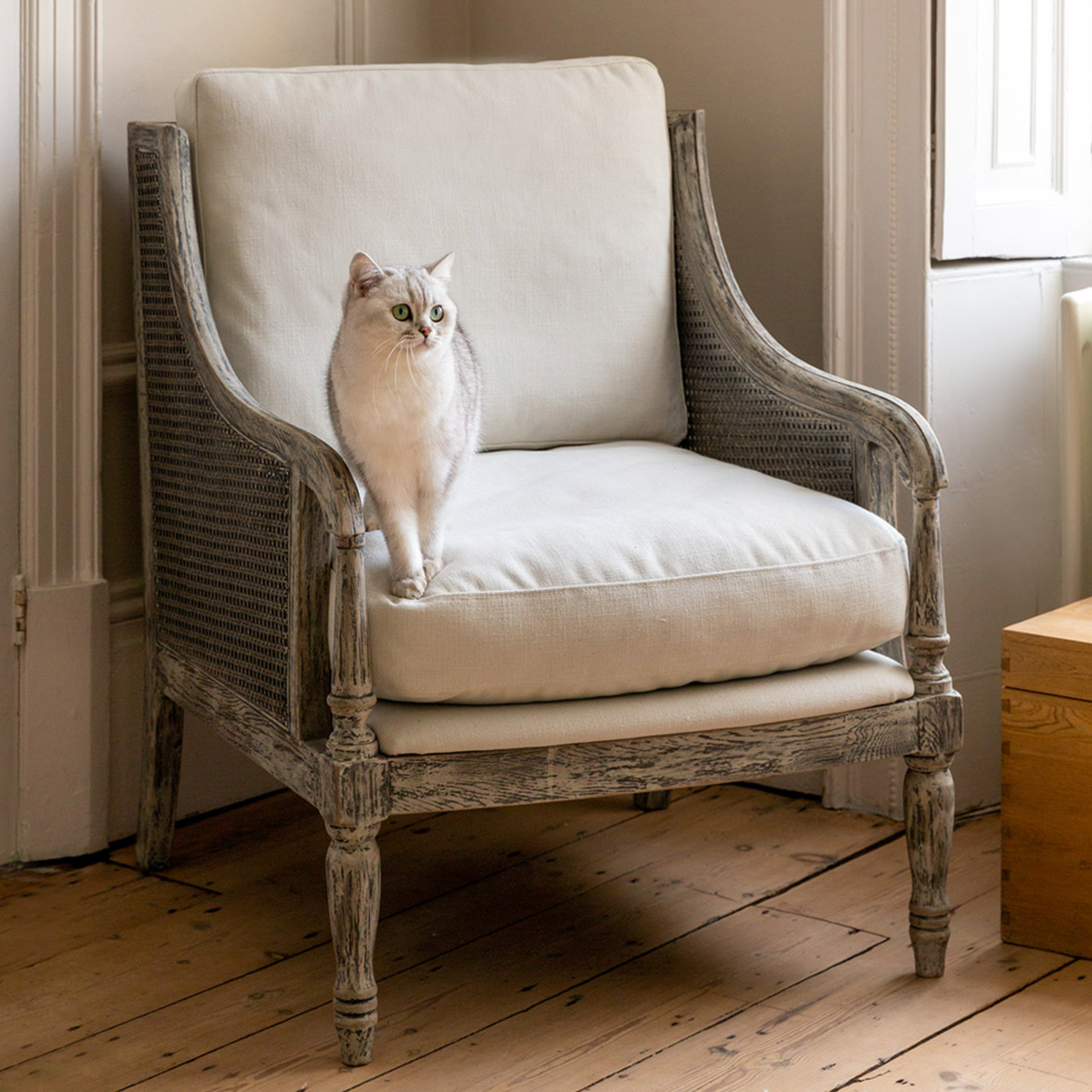 Juliette Vintage Rattan Chair