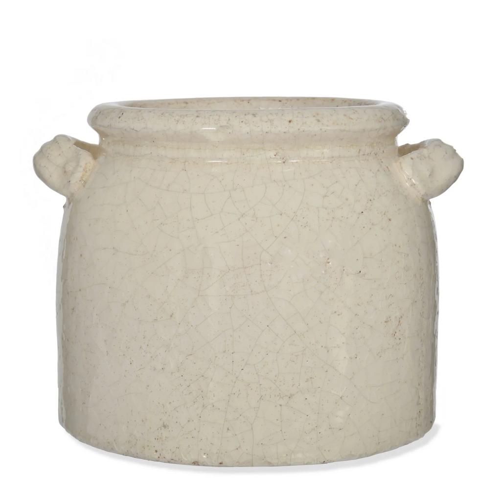 Belle Ceramic Utensil Holder – Silver Mushroom