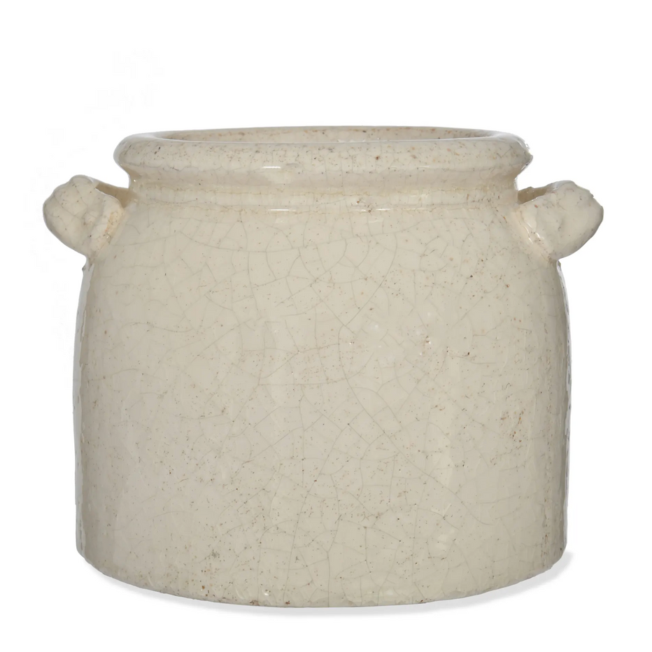 Belle Ceramic Utensil Holder – Silver Mushroom