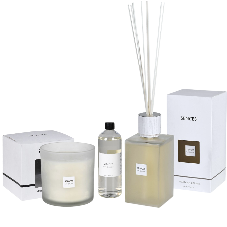 Sences Alang Alang White XL Reed Diffuser, Candle & Diffuser Refill ...