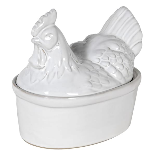 St Ives Ceramic Egg Holder – Silver Mushroom