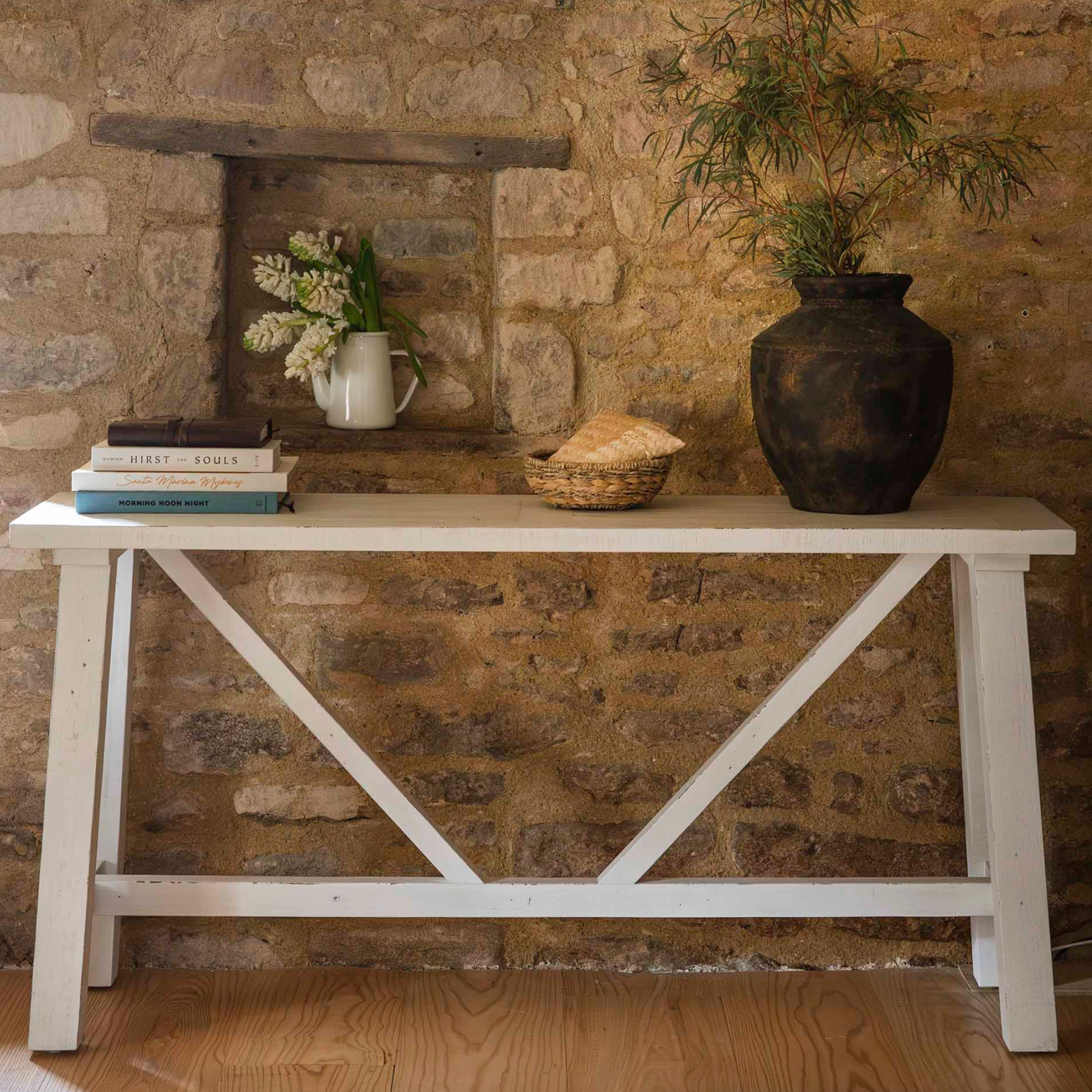 Farmhouse Table Console Reclaimed Odell Reclaimed Pine Farmhouse