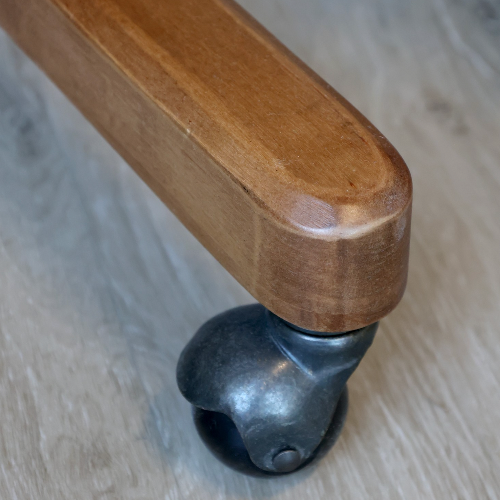 French Farmhouse Wooden Office Chair - Natural – Silver Mushroom