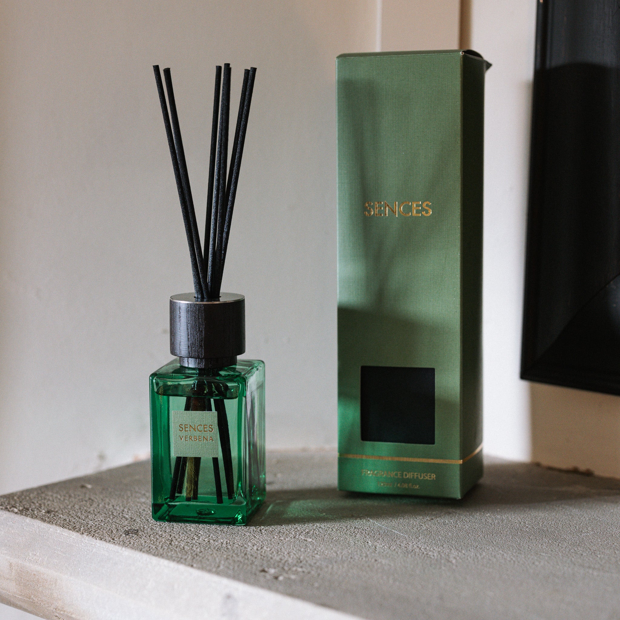 Sences Verbena Mini Reed Diffuser - 120ml – Silver Mushroom